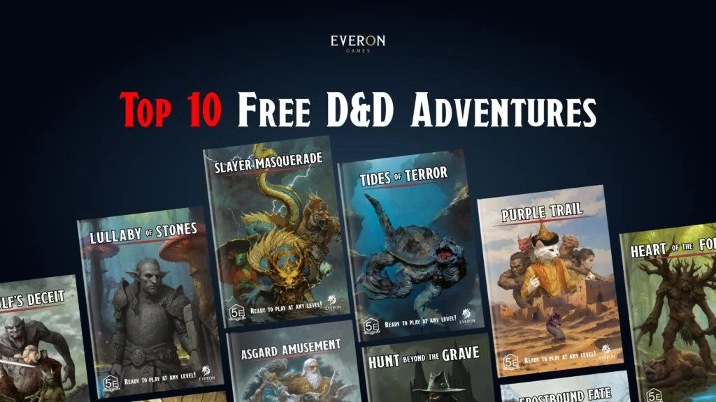 Top 10 Free DnD Adventures for Epic Gameplay – 2025 Update - EverOn Games